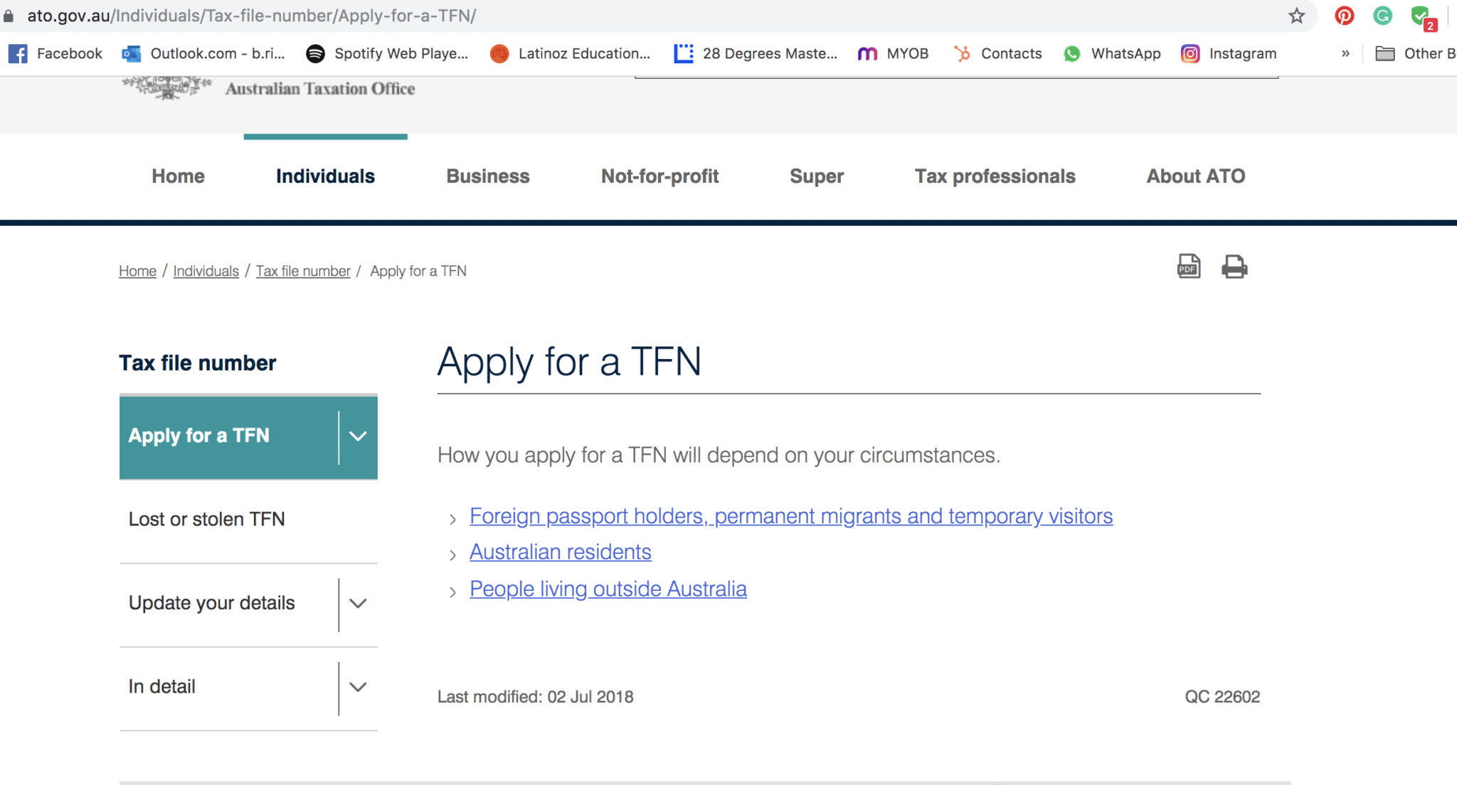 ¿Qué es el Tax File Number (TFN) y cómo se tramita? | Latinoz Education